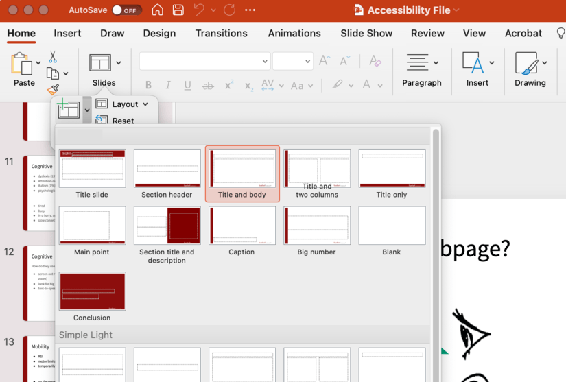 Create Accessible PowerPoint Presentations - Knowledgebase / Email and ...